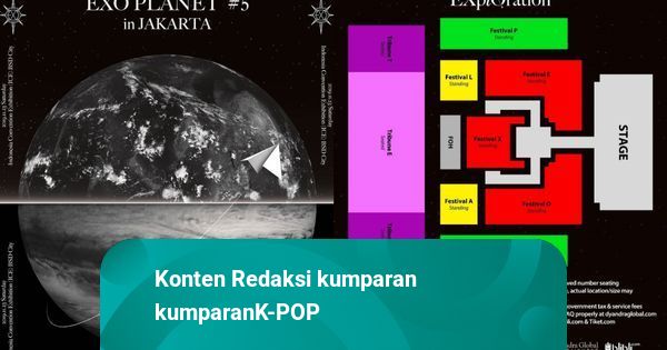 Ini Harga Tiket dan Seat Plan Konser EXO 'The EXploration' di Jakarta | kumparan.com